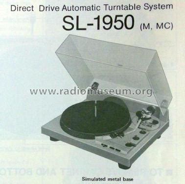 Direct Drive M American Model Mc Canadian R Player Technics Brand