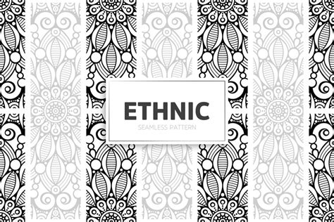 Premium Vector Ethnic Pattern Design Mandala Border
