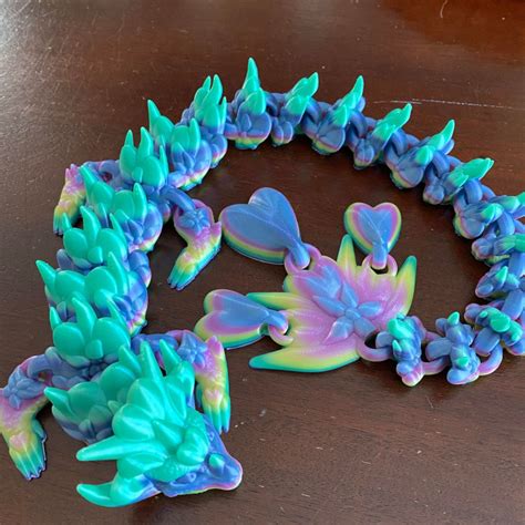 3d Printable Love Dragon Long By The Dragons Den