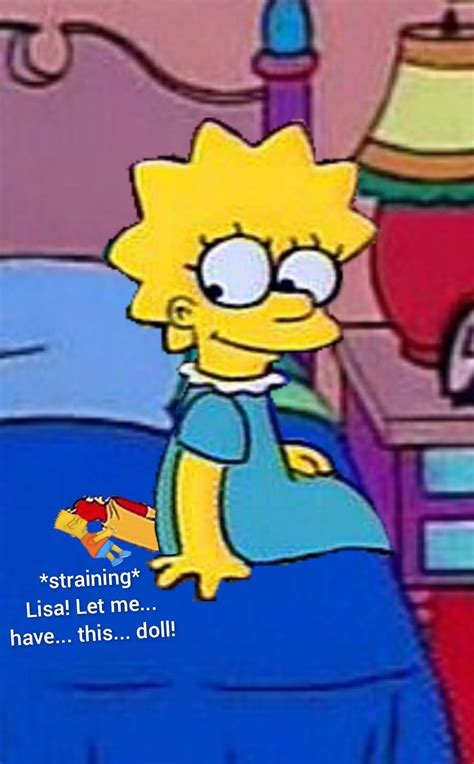 Lisa Sits On Radioactive Man Doll By Supermariorocks On Deviantart