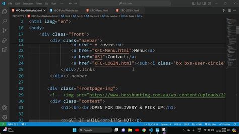 ajay singh gusain on linkedin webdevelopment html css kfc