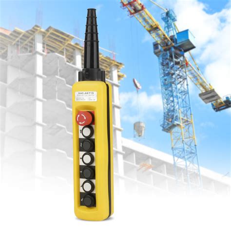 Hoist Switch Control Abs Plastic Working Voltage 500v Hoist Control
