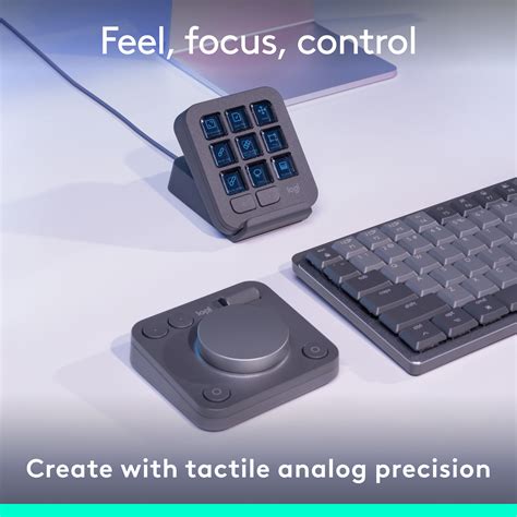 Logitech Mx Creative Console Programmable Keypad With 9 Customizable