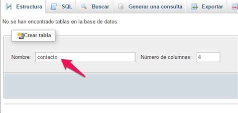 Crear Nueva Tabla Phpmyadmin Develou