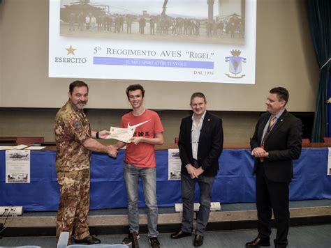 Il Grazie Del Malignani Al 5° Rigel E Agli Aviatori Dellesercito