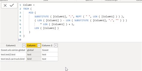 Splitting Columns By Delimiter With Dax No Query Microsoft