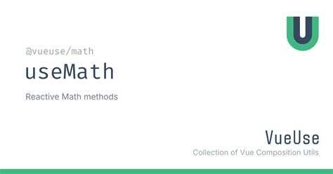 Usemath Vueuse