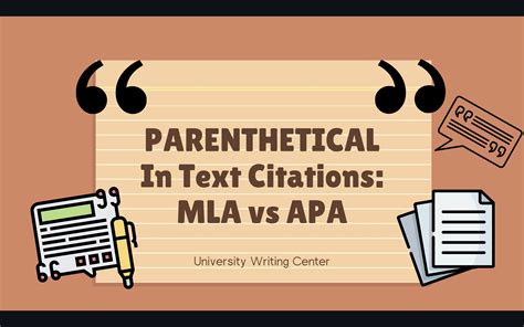 Parenthetical In Text Citations Simplified MLA Vs APA