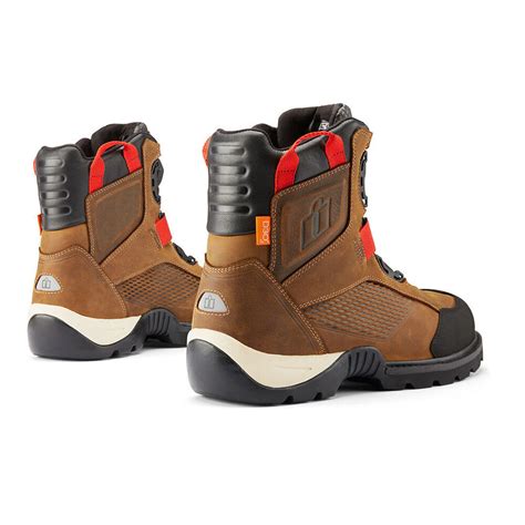 Icon Stormhawk Waterproof Boots Brown Ebay