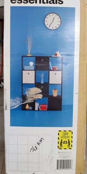 11 12 Cube Organizer Shelf Espresso Brown Rio Grande Trade