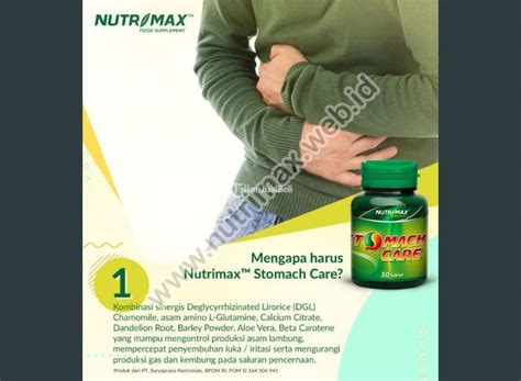 Nutrimax Stomach Care VitaminObat Untuk Penderita Asam Lambung Di