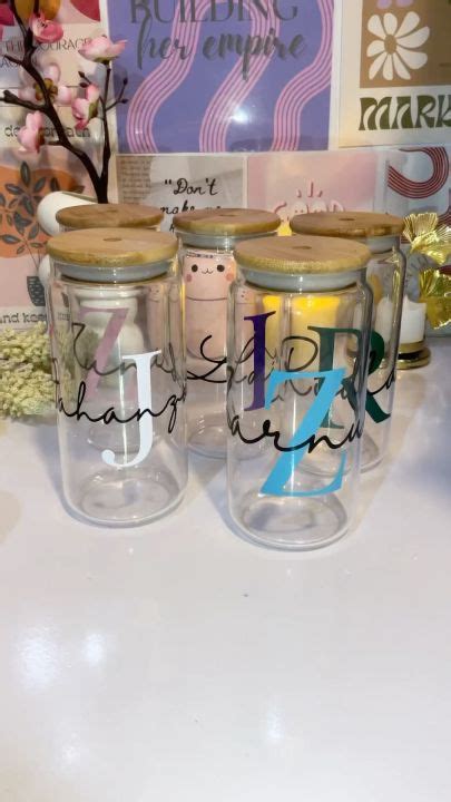 Personalizedcustomized 540ml Glass Tumblers Coffee Glass Elevate Your Sipping Experience
