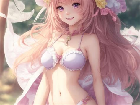 Premium Ai Image Sweet And Hot 3d Anime Character Wear Elegant Lube Highly Details