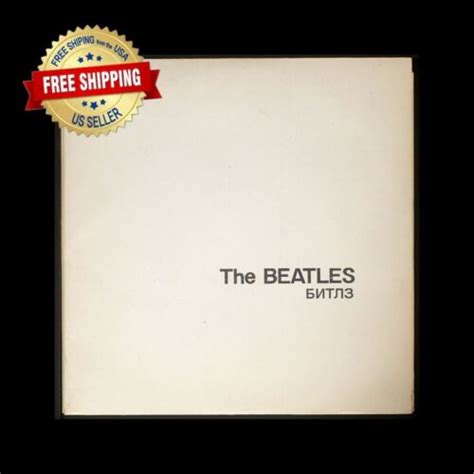 The Beatles White Album Rare Russian Soviet Press Double Lp Us
