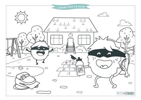 Petit Fernand Vuelve Al Cole Dibujo Para Colorear Gratis Petit Fernand