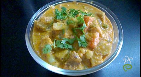 Mixed Vegetable Kurma South Indian Style Recipe