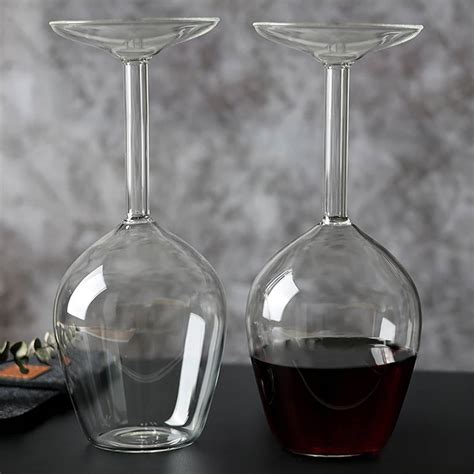 Upside Down Wine Glass The Green Head