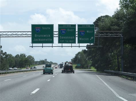 Georgia Interstate Southbound Cross Country Roads