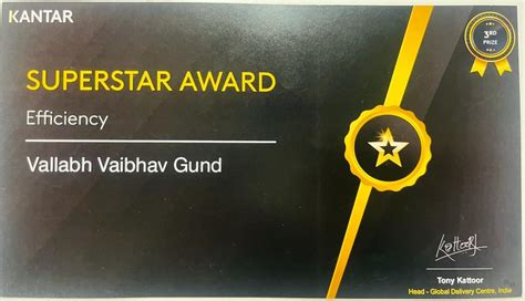 Vallabh Gund On Linkedin Awards2023 Kantar