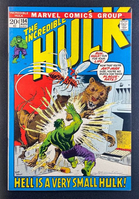 Incredible Hulk 1968 154 Vf 75 Herb Trimpe Ant Man