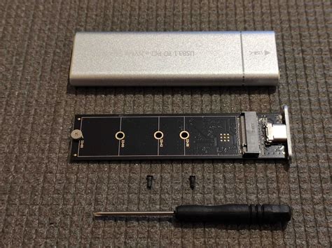 Кишеня для SSD NVMe M.2 M-Key 10Gbps карман кейс зовнішній диск case: 1 ...