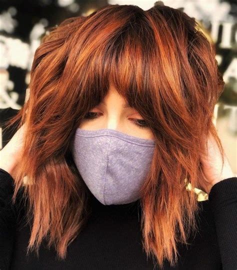 50 Trendy Medium Length Hairstyles With Bangs Hair Adviser Medium Length Hair With Bangs