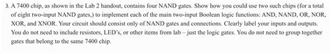 Solved A Chip As Shown In The Lab Handout Chegg