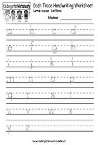UKG Alphabets Worksheets
