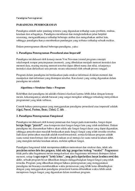 Doc 61038503 Paradigma Pemrograman