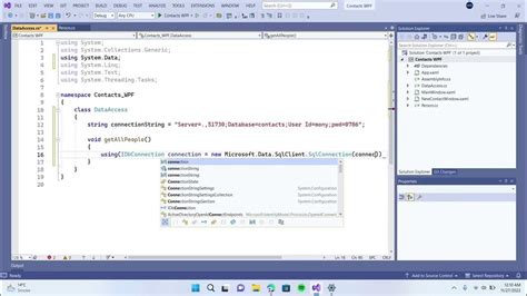 Creating A Controller Connecting Dotnet Application To Sql Server Database Youtube