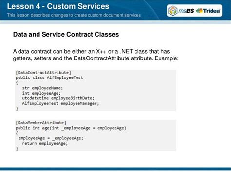 Microsoft Dynamics Ax 2012 Services Overview