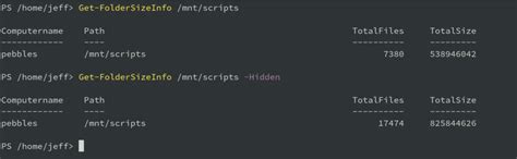 Fast Folder Sizes With PowerShell The Lonely Administrator