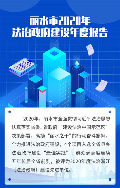 （图解）丽水市2020年法治政府建设年度报告