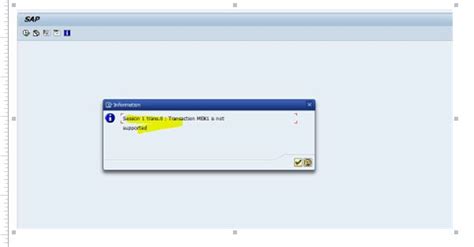 Sap Lsmw Batch Input不能支持mek1事务代码！ 阿里云开发者社区