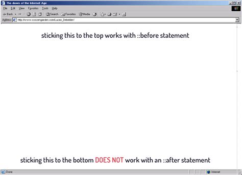 Html Before And After Doesnt Work Stack Overflow