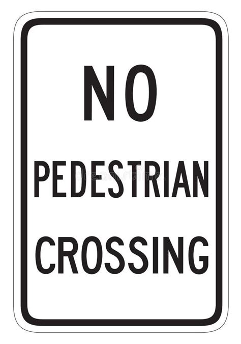 Prohibition No Pedestrian Sign Stock Illustrations 273 Prohibition No