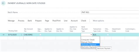 How To Use Payables Eft In Dynamics 365 Business Central Armanino