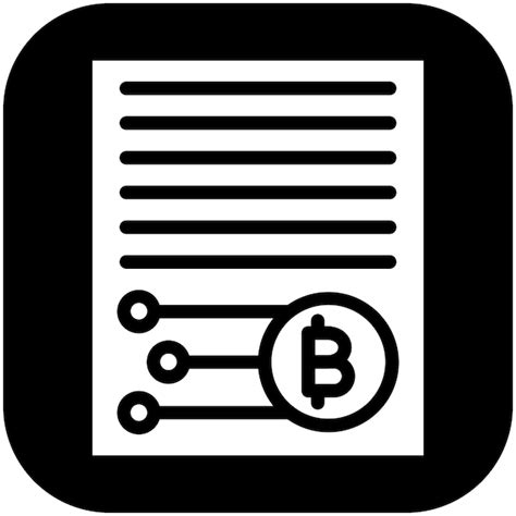 Premium Vector Smart Contract Vector Icon Illustration Of