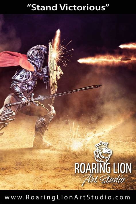 Stand Victorious Christian Artwork Prophetic Art Christian Illustration