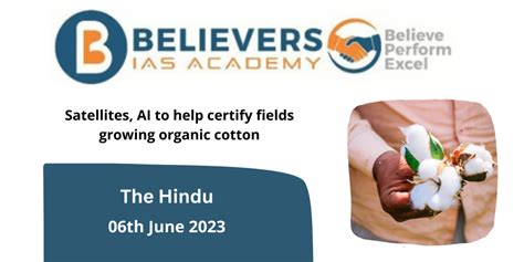 Satellites AI To Help Certify Fields Growing Organic Cotton