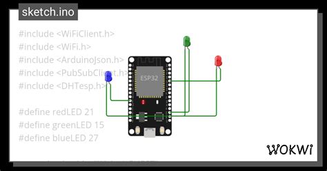 Sub MQTT Beebotte Wokwi ESP32 STM32 Arduino Simulator