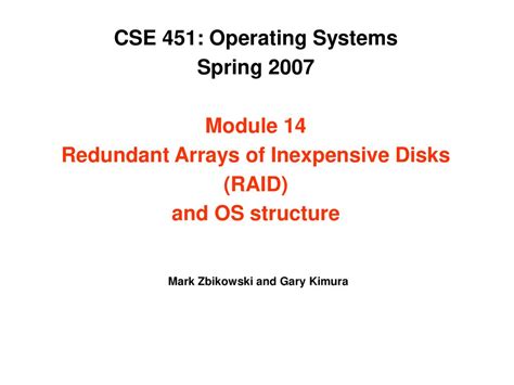Mark Zbikowski And Gary Kimura Ppt Download