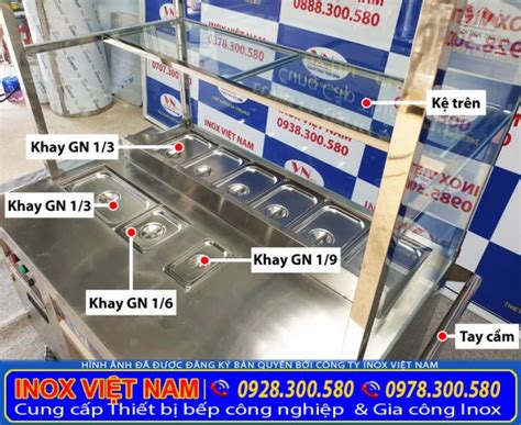 Tủ Hâm Nóng Thức Ăn 9 Khay TH 36 Inox Việt Nam