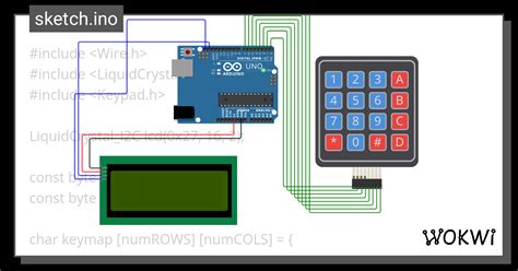 Keypad Wokwi Esp32 Stm32 Arduino Simulator