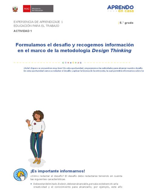 Sem 01 Ept Design Thinking Pdf Aprendizaje Cognición