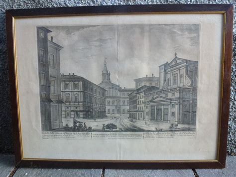 Bild Veduta Della Chiesa E Piazza Di S Eustachio A Roma Gebraucht