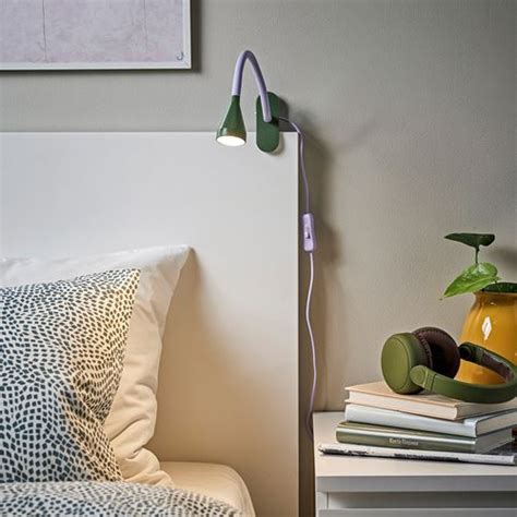 Navlinge Lilac Dark Green Work Lamp 90574777 Ikea