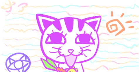 魔法陣グルグル くどいカオの猫×長い声の猫（キタキタ髪飾り固め） おがくず＋βのイラスト Pixiv