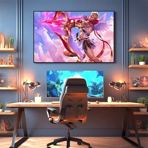 Heartseeker Varus Poster Valentines Day Skin League Of Legends Print