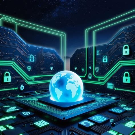 advanced futuristic cybersecurity system model innovation in digital